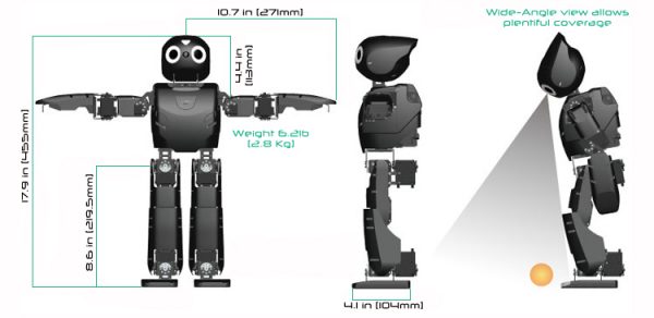 ROBOTIS OP2 OPEN PLATFORM ADVANCED HUMANOID ROBOT | Solvelight Robotics