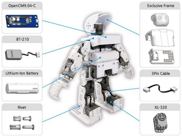 ROBOTIS DARWIN-MINI OPEN SOURCE ROBOT KIT | Solvelight Robotics