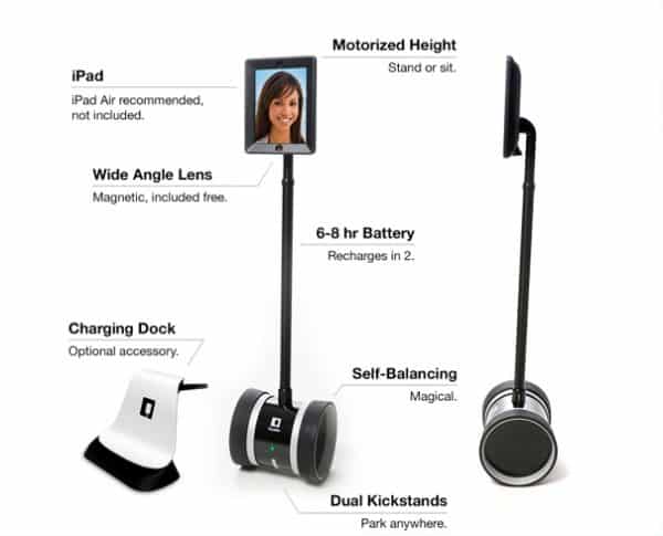 DOUBLE ROBOTICS DOUBLE 2 TELEPRESENCE ROBOT | Solvelight Robotics